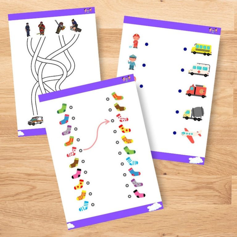 Schulvorbereitung - Vorschulübungen zum Ausdrucken